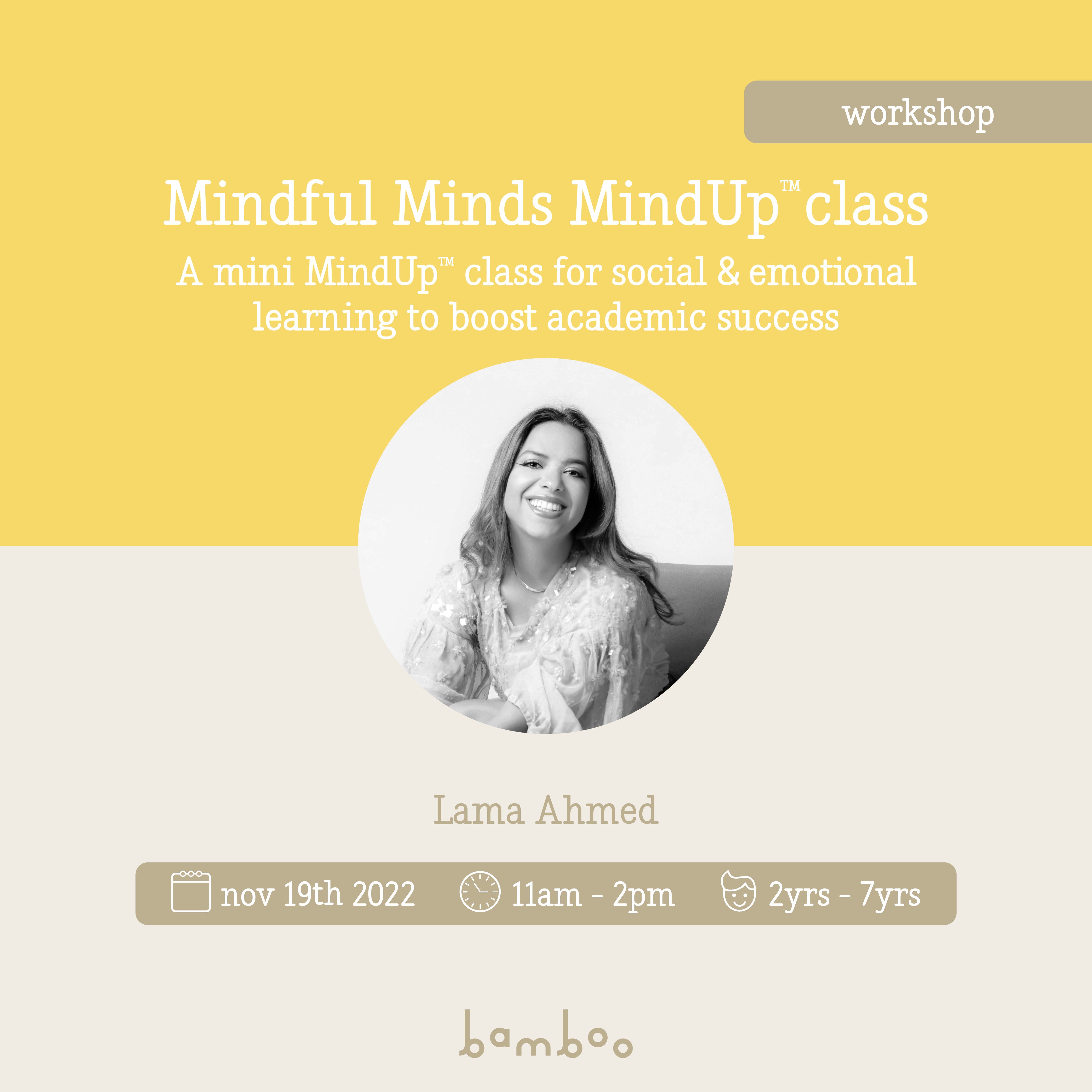 Mindful Minds MindUp class by Lama Ahmed – Bamboo Preschool Kuwait